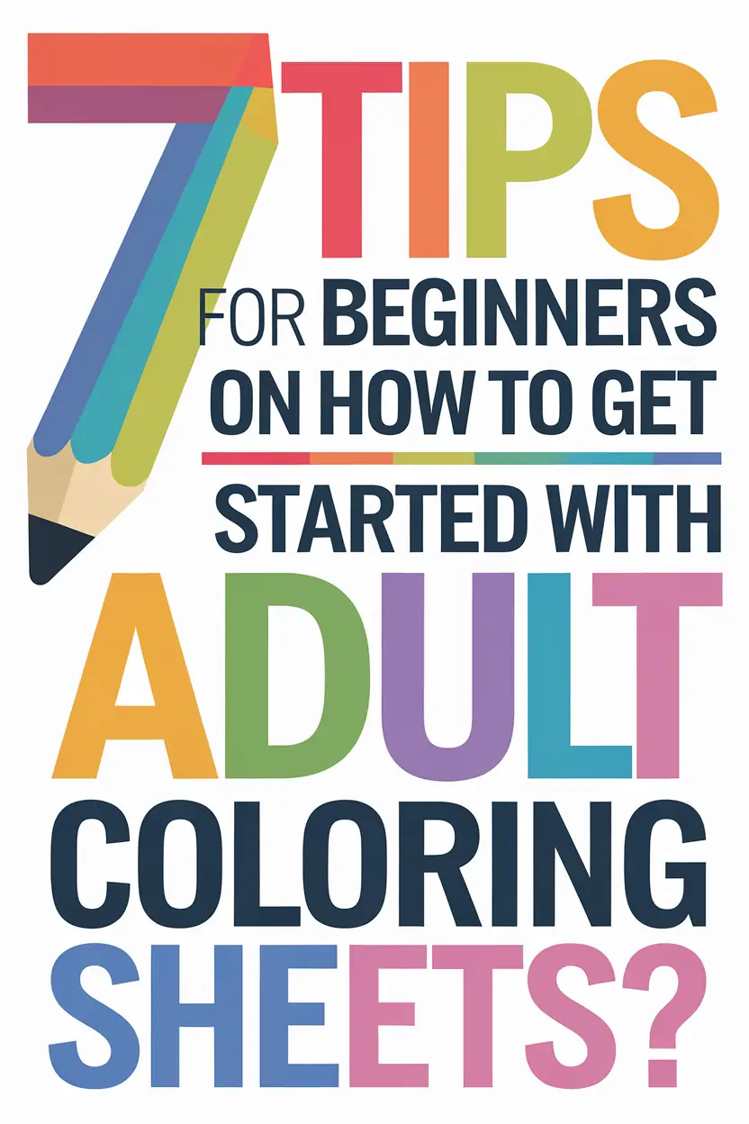 7 Tips for Beginners on How to Get Started with Adult Coloring Sheets ...