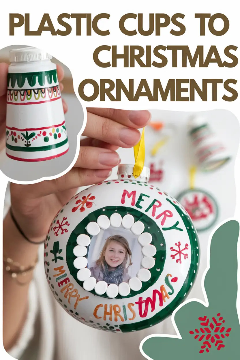 Melted Plastic Cup Ornaments is The Easiest Holiday Craft Ever ...
