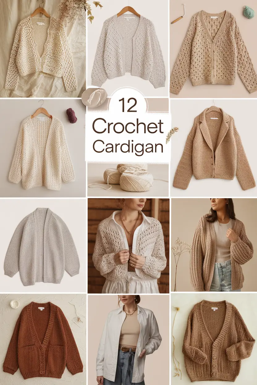 These 12 Crochet Cardigans Are So Cute, You'll Want to Make Them All ...