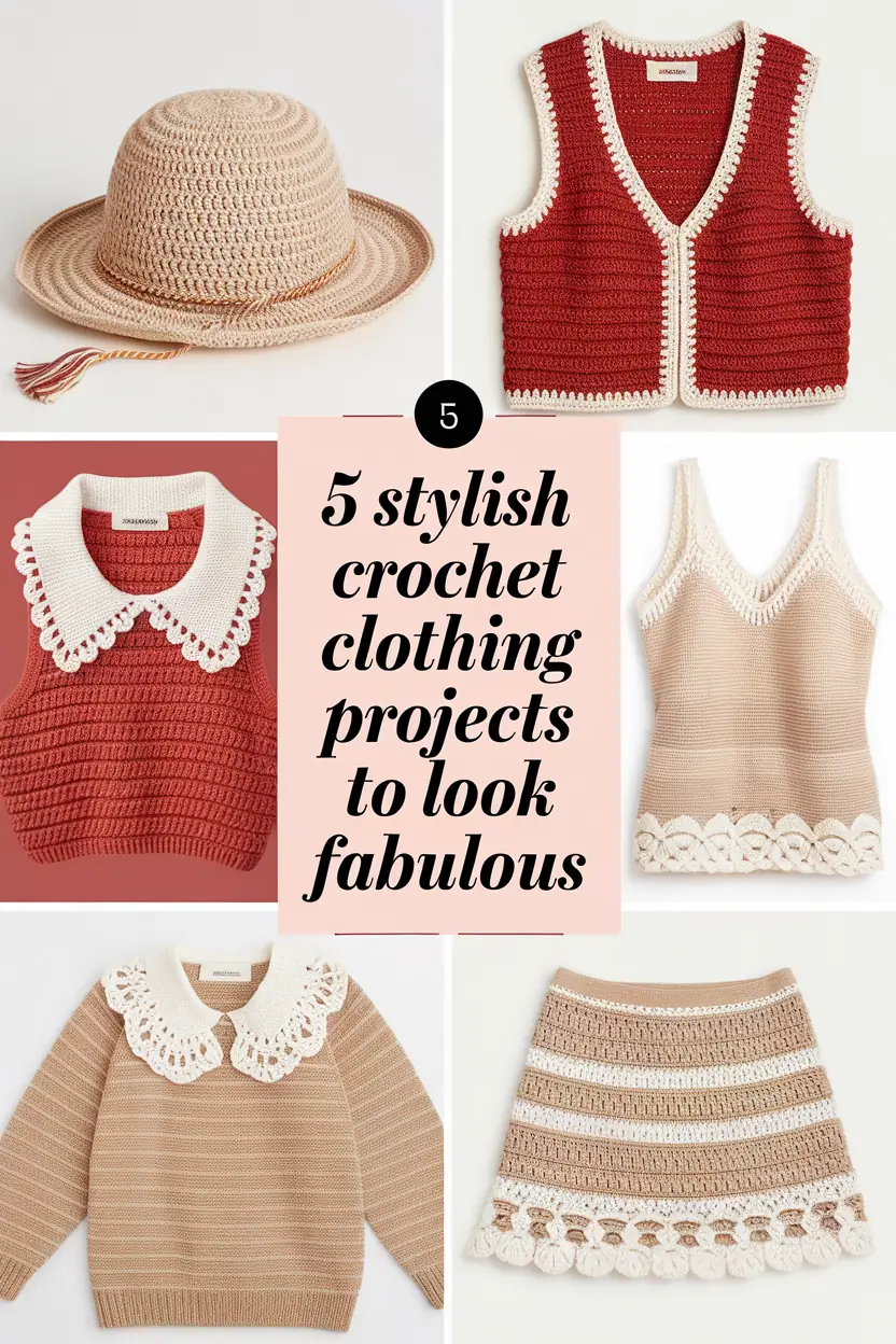 5 Stylish Crochet Clothing Projects to Look Fabulous ...