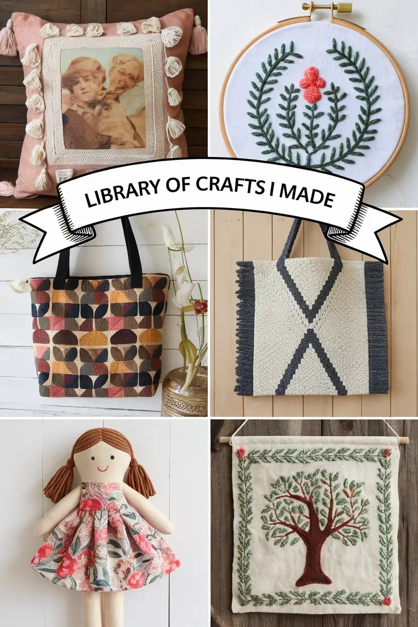 Library of Crafts I Made - everydaysimplejoys.com