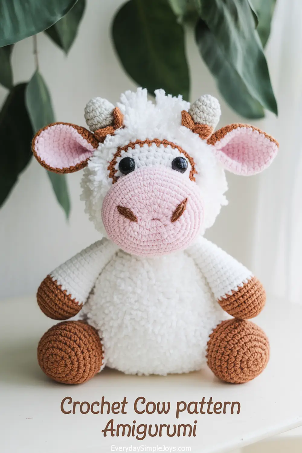 Cuddly Cow Crochet Plushie Pattern that Is Just Too Adorable for Words ...