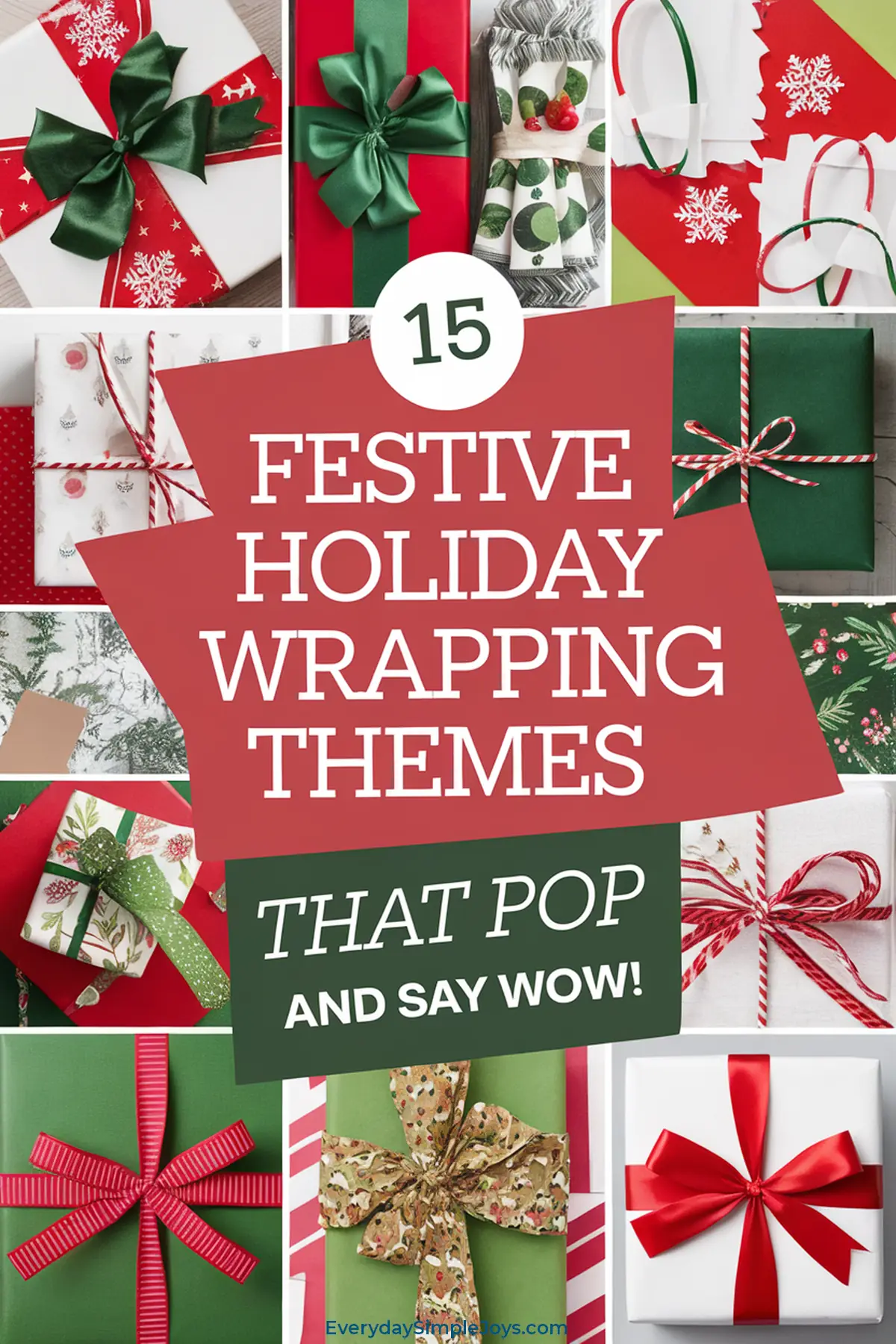 15 Festive Holiday Wrapping Themes