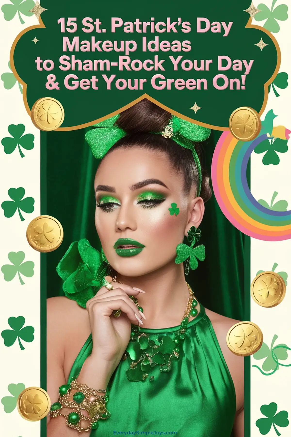 15 St. Patrick’s Day Makeup Ideas to Sham-Rock Your Day & Get Your ...