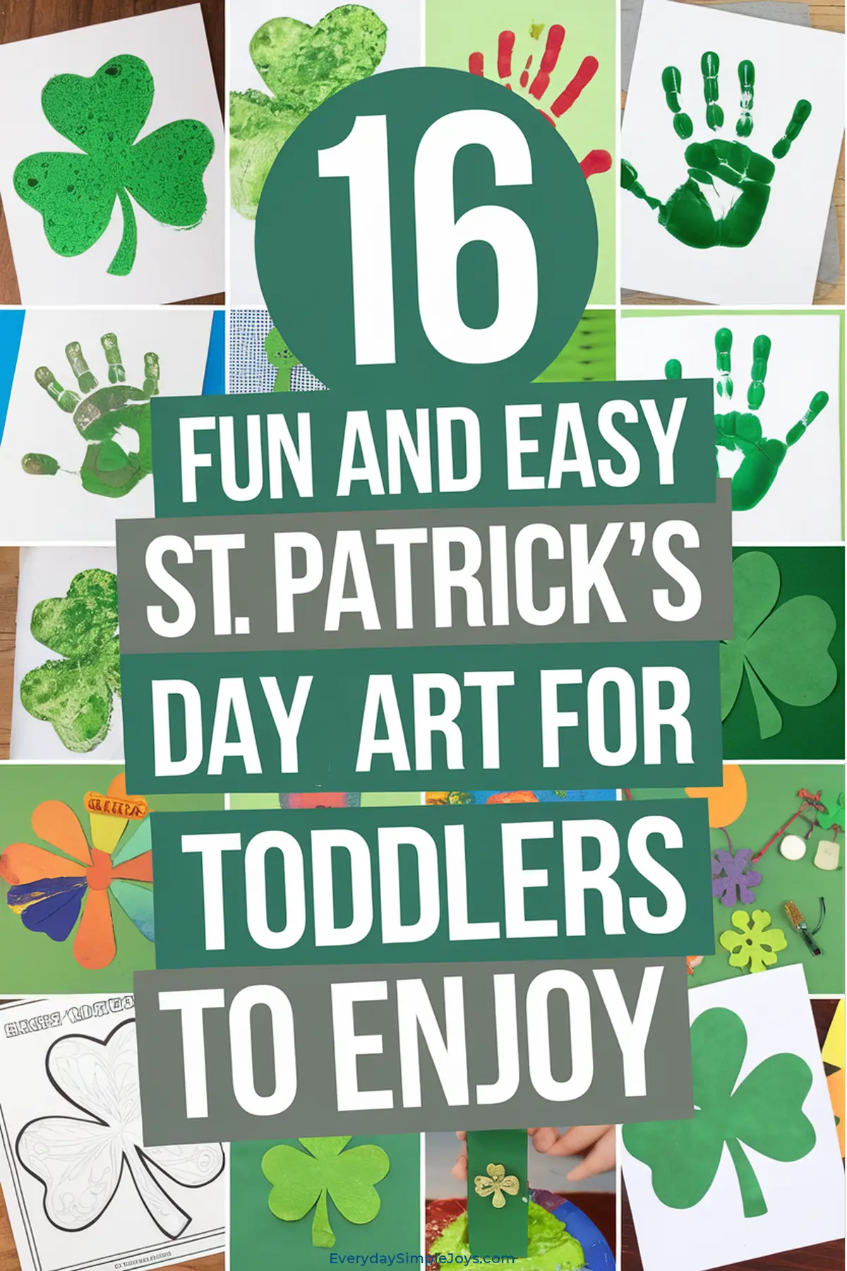 16 Fun and Easy St Patrick's Day Art for Toddlers To Enjoy ...