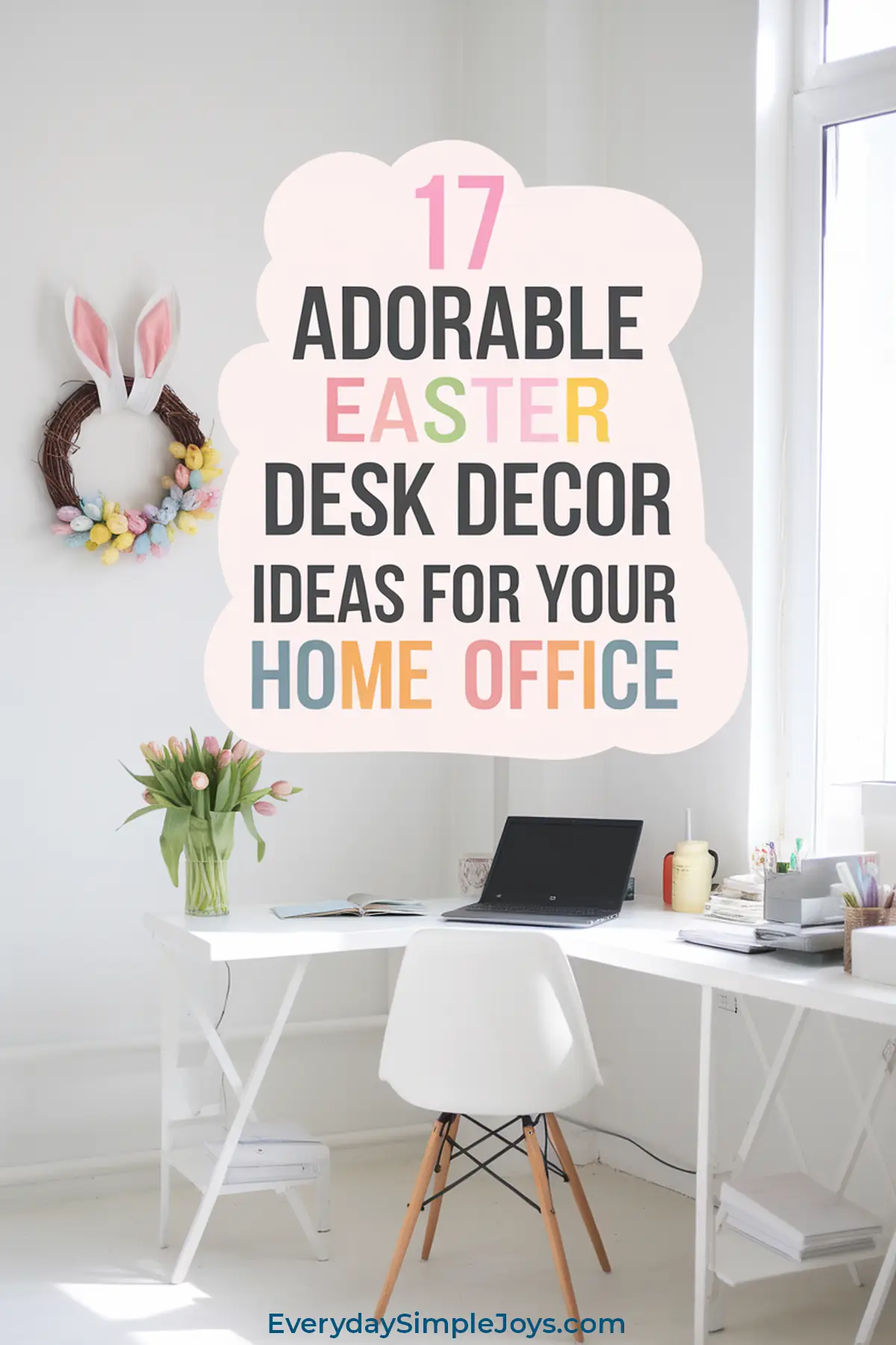 17 Cute Easter Desk Decor Ideas for Your Home Office