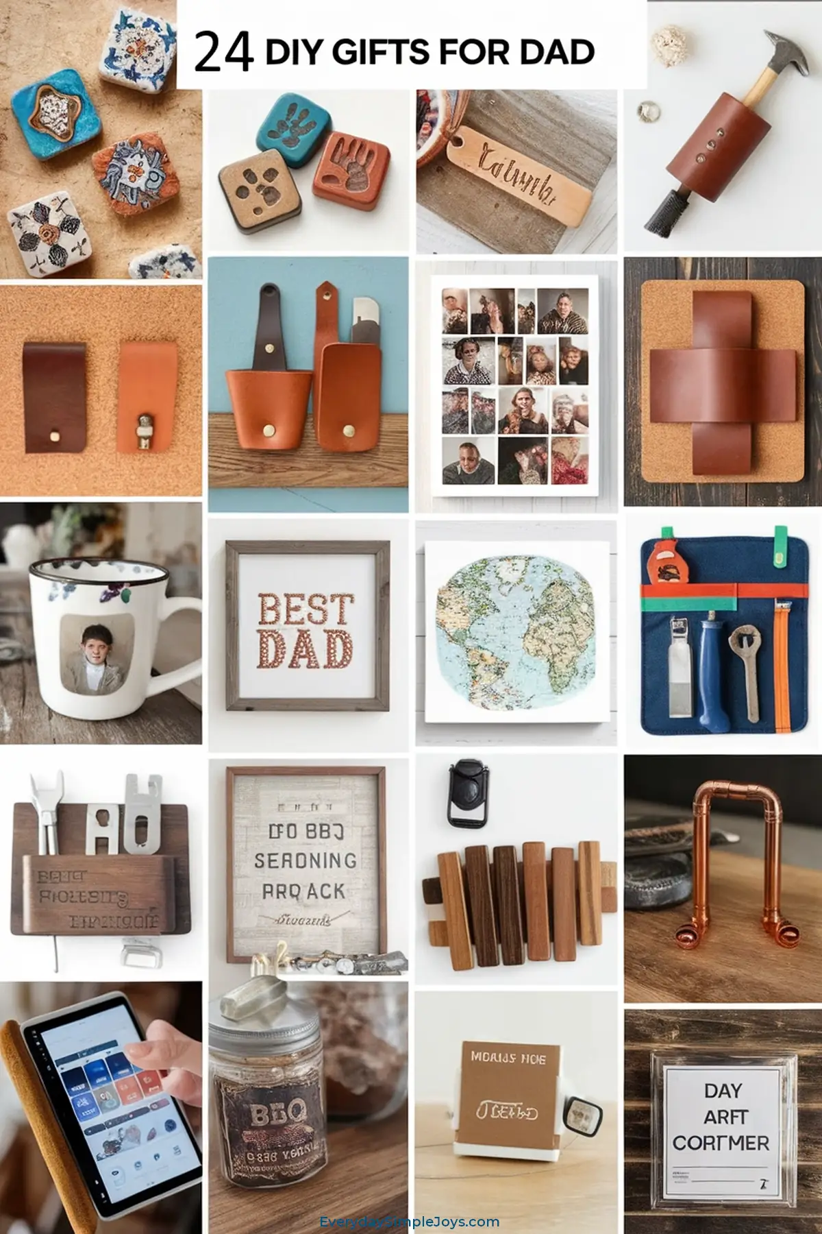 24 Dad Birthday Gift Ideas DIY Creations from His Kids He’ll Adore ...