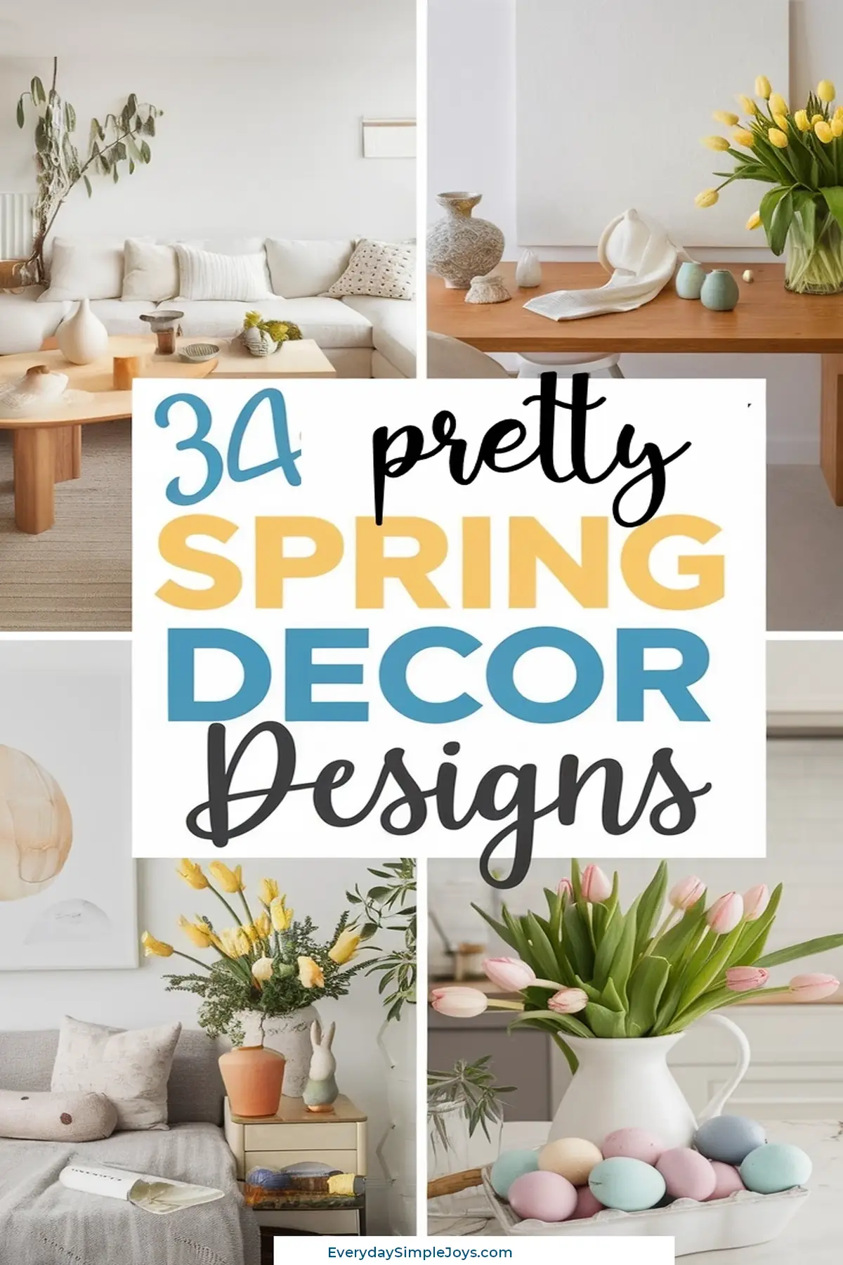 34 Spring Decorating Ideas for Your Home with Easy Looks that Revive ...