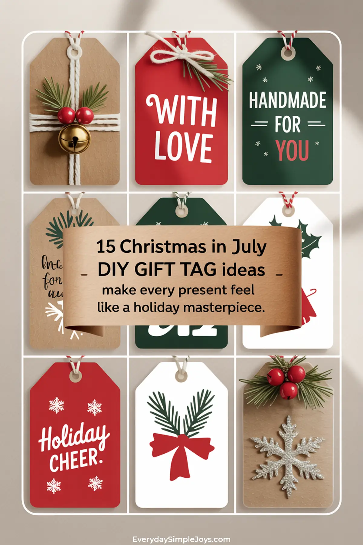15 Unique DIY Gift Tag Ideas
