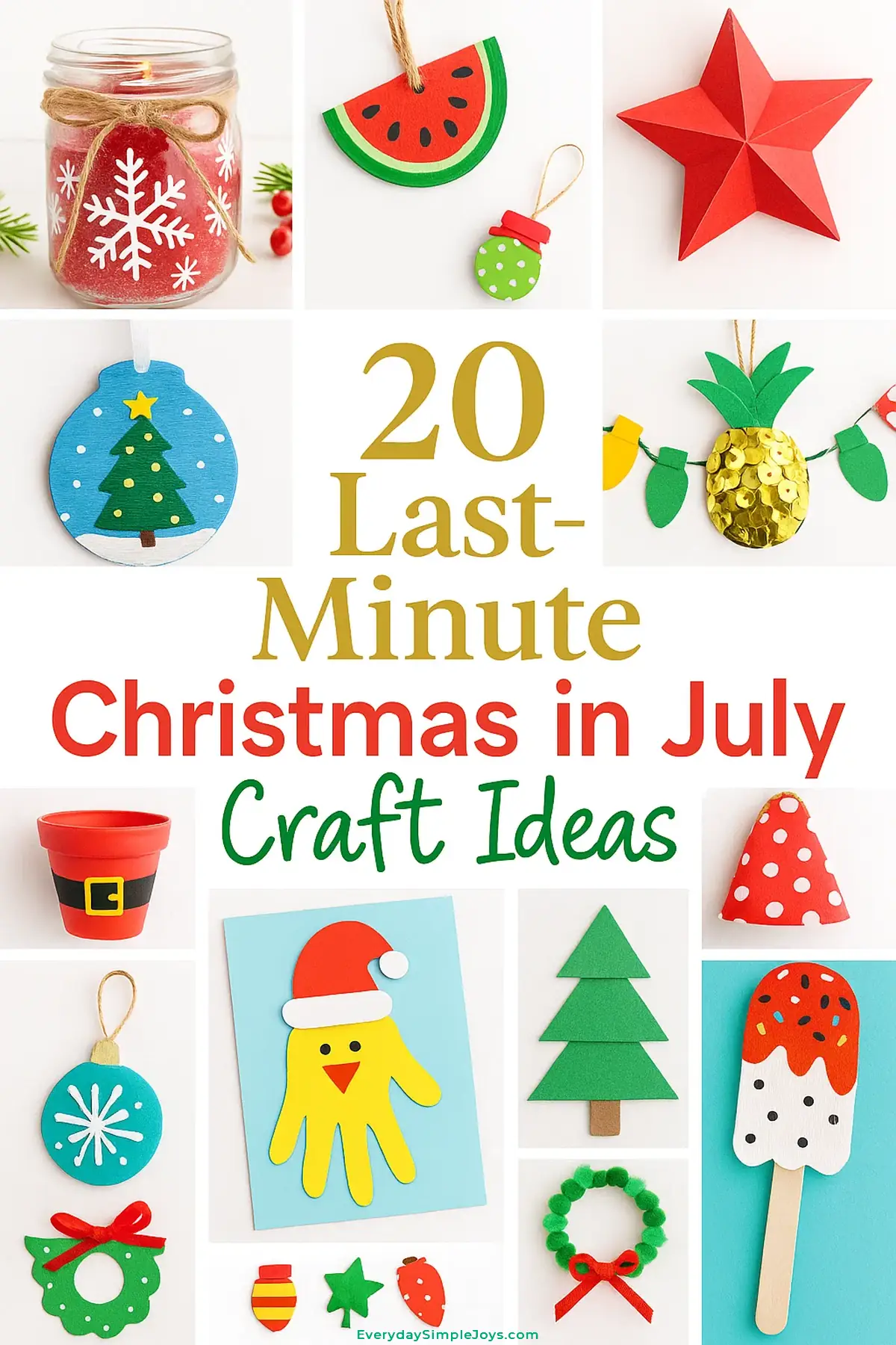 20 DIY Christmas in July Decorations for a Festive Summer ...