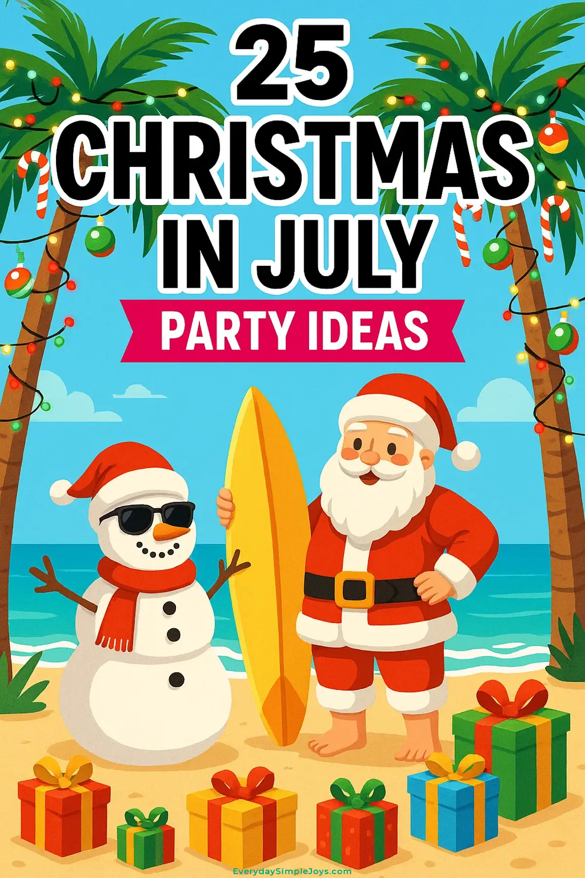 25 Must-Have Items for Your Christmas in July Party Checklist ...